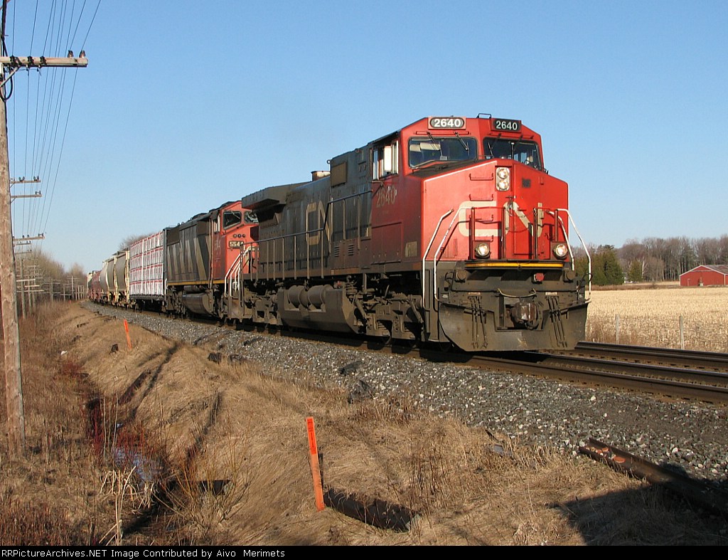 CN 2640 at Mile 260 Kingston Sub.